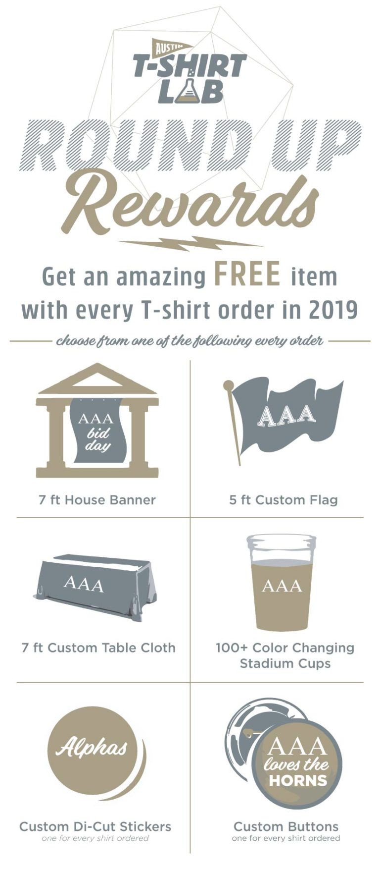 Round Up Rewards - Austin T-Shirt Lab